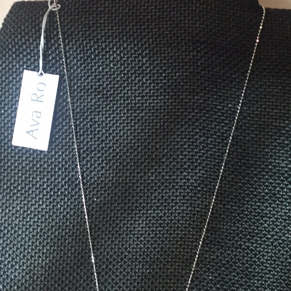 Ava Ro | Jewelry | Nwt Ava Ro Sterling Silver Swarovski Necklace | Poshmark